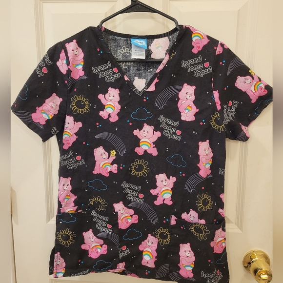 Tops | Care Bears Xs Scrub Top | Poshmark